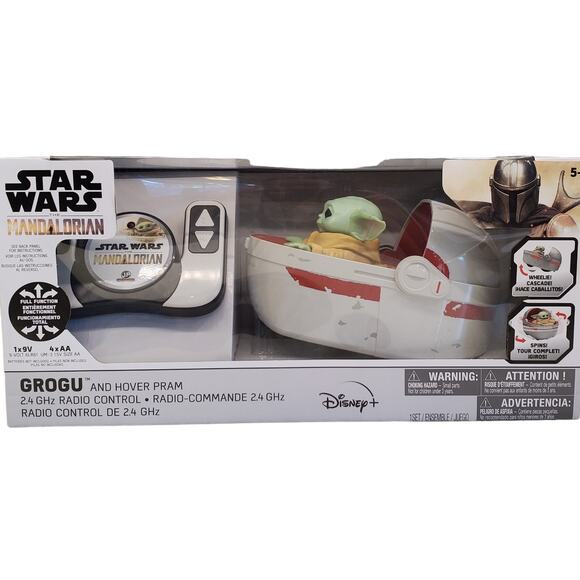 Star Wars | Toys | Star Wars Mandalorian Grogu And Hover Pram Baby Yoda ...